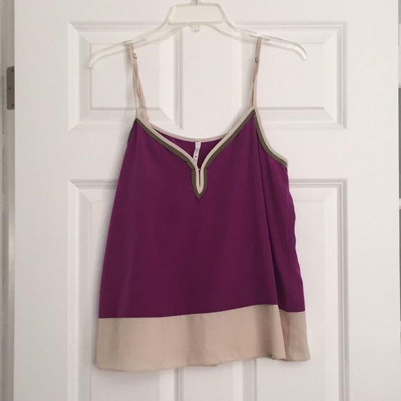Willow & Clay | Tops | Willow Clay Purple Tan Cream And Green Tank ...